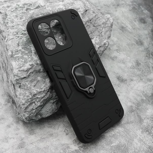 Maska Square ring za Honor X7c/Honor 200 Smart, crna
