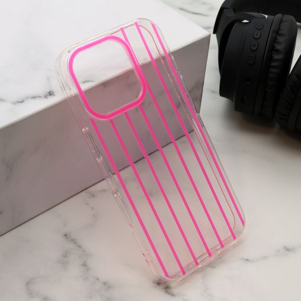 Maska PARTY za iPhone 16 Pro, pink