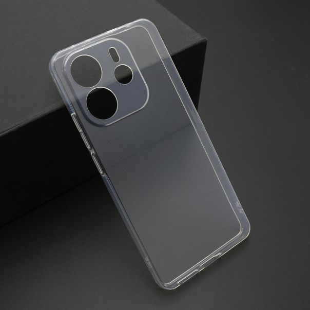 Maska ULTRA TANKI PROTECT silikon za Xiaomi Redmi Note 14 4G, providna (bela)