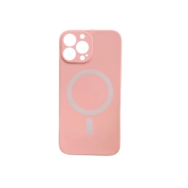 Silikonska maska Color Magsafe za Iphone 14 Pro Max, roze