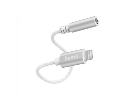 HAMA IPhone Lightning Adapter na 3.5mm zenski dzek beli HAMA