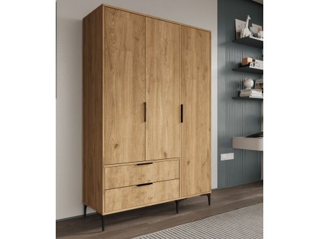 HANAH HOME Garderober Aden Drawers 120 Oak