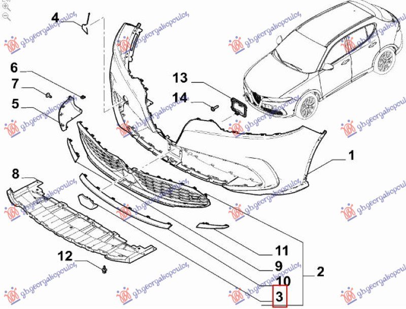 POKLOPAC SENZORA TEMPOMATA (O)