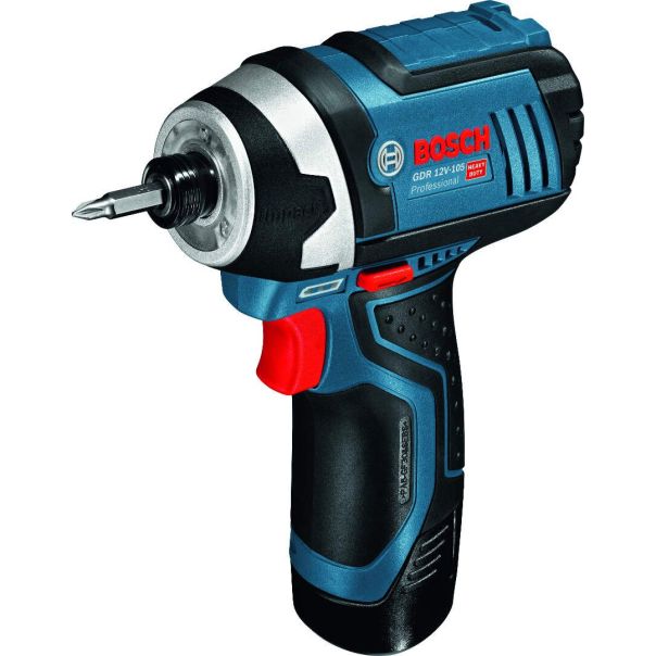 BOSCH Aku udarni odvrtač GDR 12V-105 u L-BOXX 102 sa 2 x 2,0 Ah Li-ion , brzi punjač