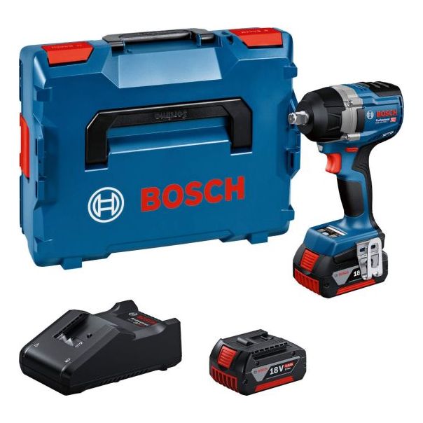 BOSCH Aku udarni odvrtač GDS 18V-750 C; 2x5,0Ah + punjač + L-BOXX 136 06019L9003