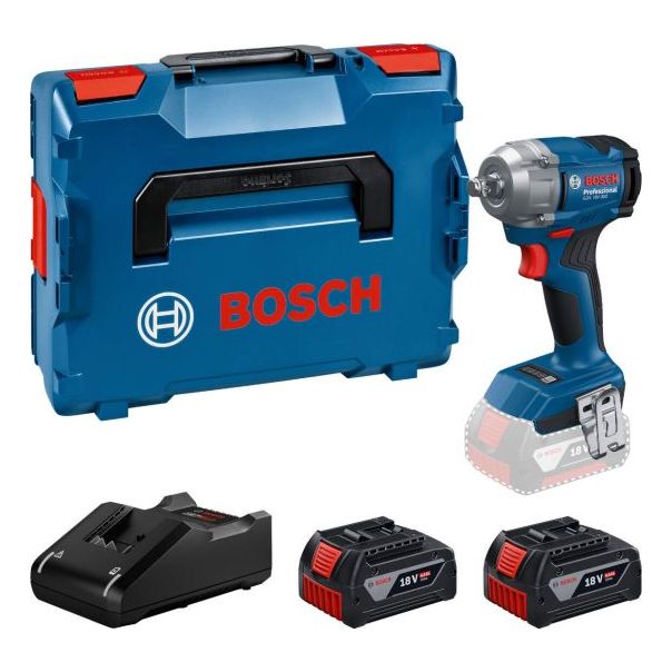 BOSCH Aku udarni odvrtač GDS 18V-350 2x4,0Ah + punjač u L-BOXX koferu 06019M5022