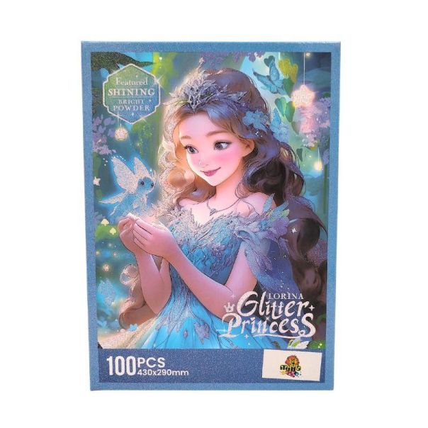 Puzzle Glitter princess Lorina - 100 delova