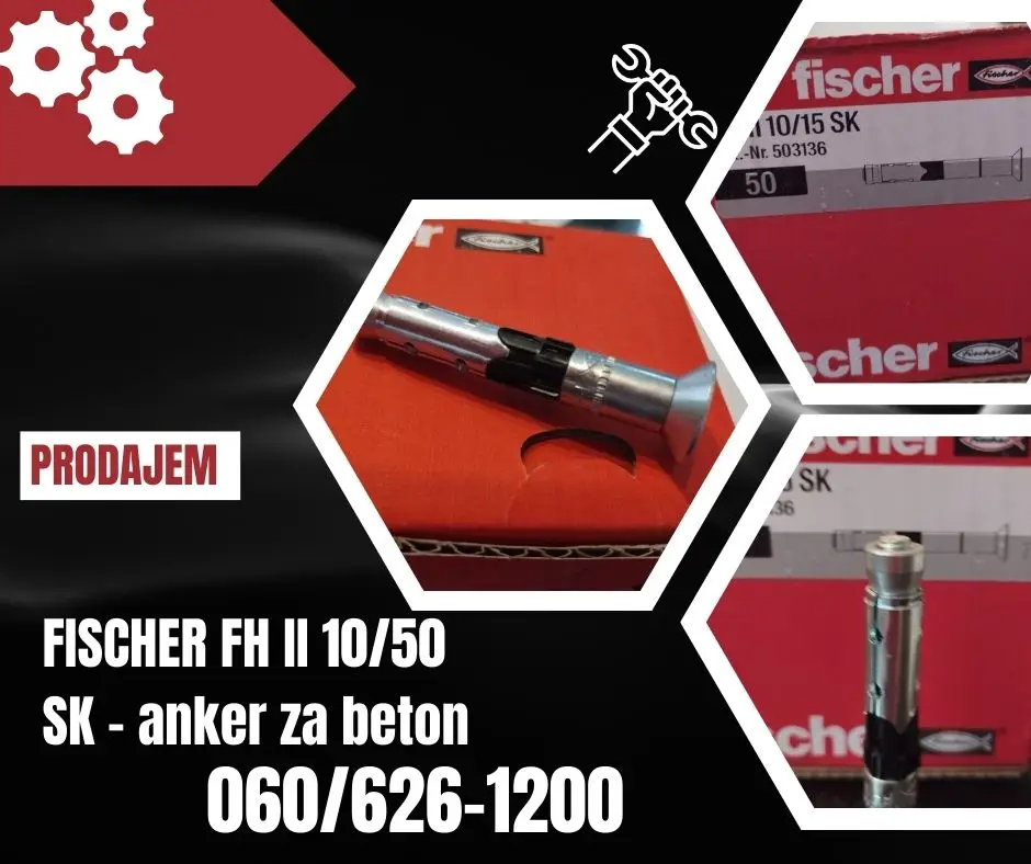 FISCHER FH II 10/50 SK – anker za beton (visokih p
