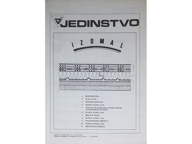 Brošure `JEDINSTVO` Lajkovac Jugoslavija