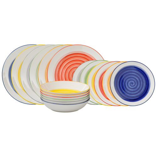 Dimo servis za ručavanje porcelan rainbow 18/1