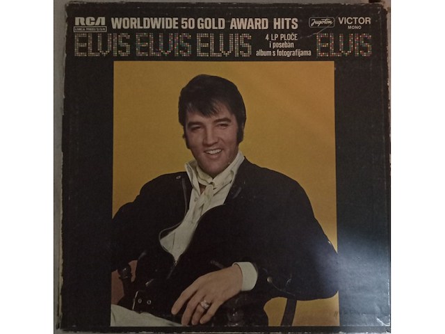 4 LP BOX Elvis. Worldwide 50 Gold