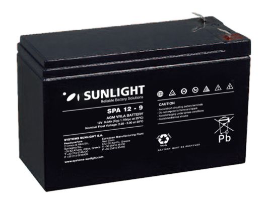 Sunlight olovna gel baterija 12V-9Ah
