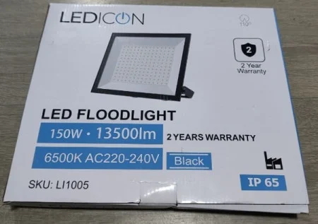 Led reflektor 150W 13500lm 6500K IP65