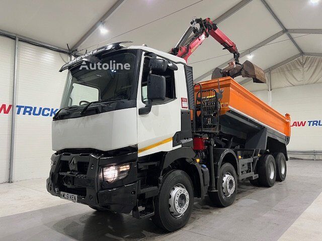 Renault C430 8x4 Day Cab Steel Tipper Grab kiper
