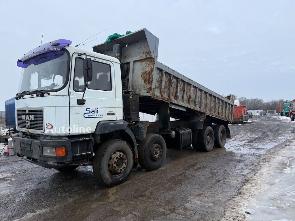 MAN 35.403 8x4 full steel 6 cylinder big axel tipper kiper