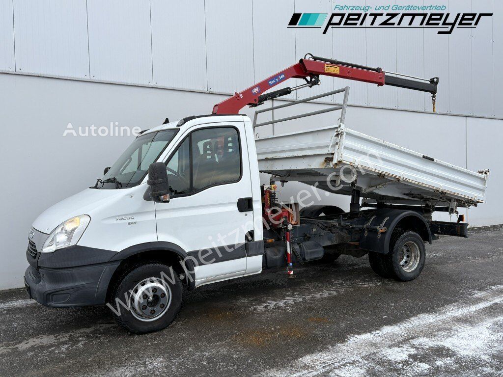 IVECO Daily 70C17 Meiller + HMF 340 K1 Kran kiper