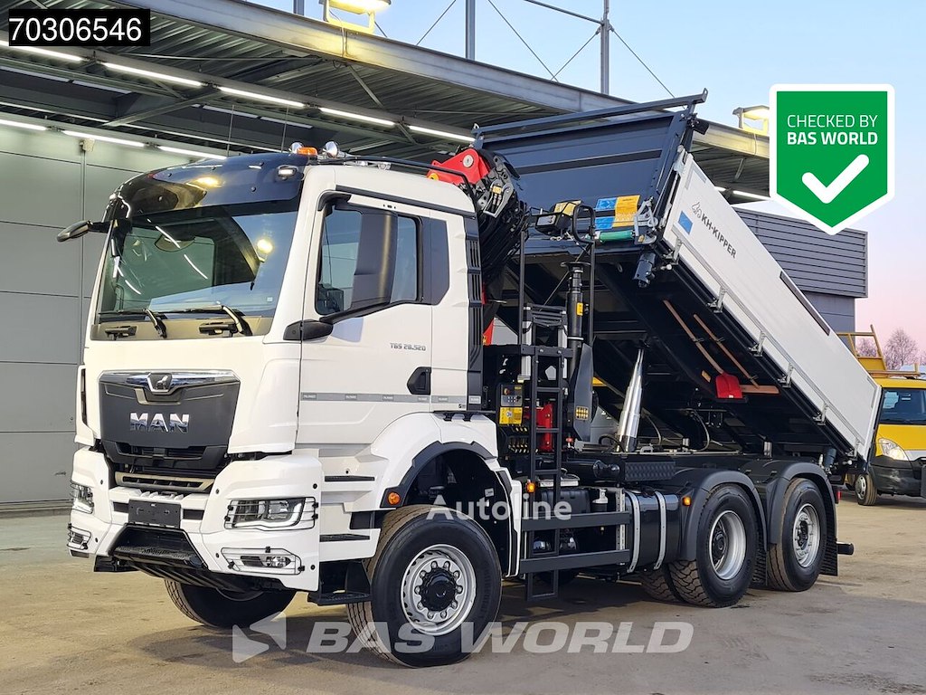 Novi MAN TGS 28.520 6X4 NEW Palfinger PK24001 SLD 5 Kran 2-way tipper Ret kiper