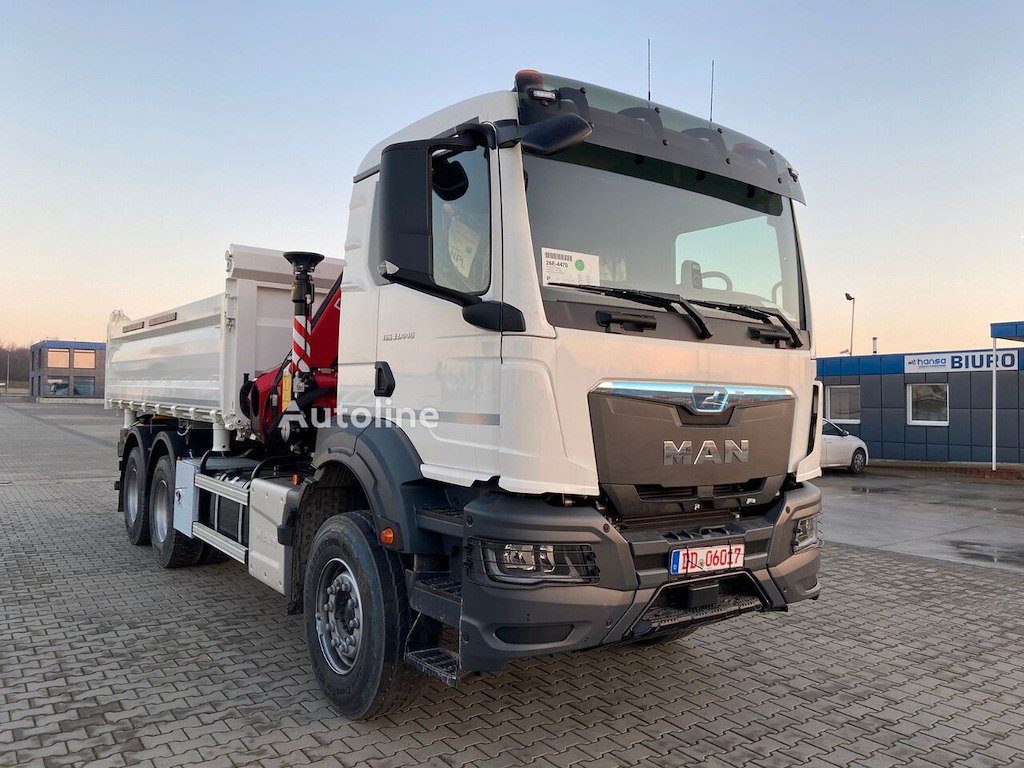 Novi MAN TGS 33.440 - 6x4 - Fassi F235.0.25 E kiper
