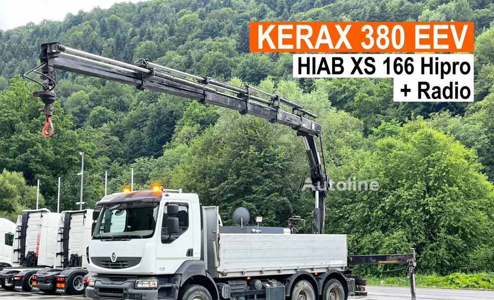 Renault Kerax 380 kamion s ravnom platformom