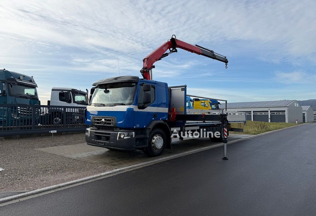 Renault D Wide 18.380 4x2 kamion s ravnom platformom