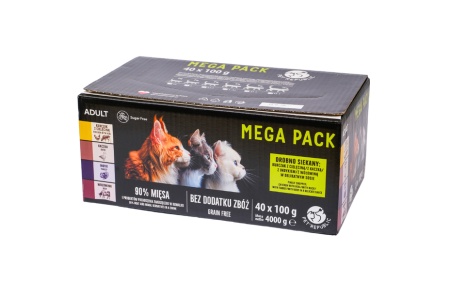 Pet republic kesice 40x100g – ukusni obroci za mačke svih rasa (piletina, teletina, pačetina, ćuretina, govedina) ( 5736 )