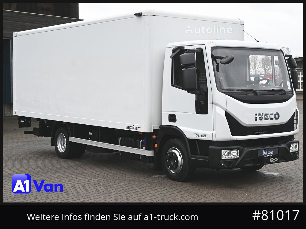 IVECO Eurocargo 75E16 Koffer, LBW, ZV, RFK, TÜV NEU kamion furgon