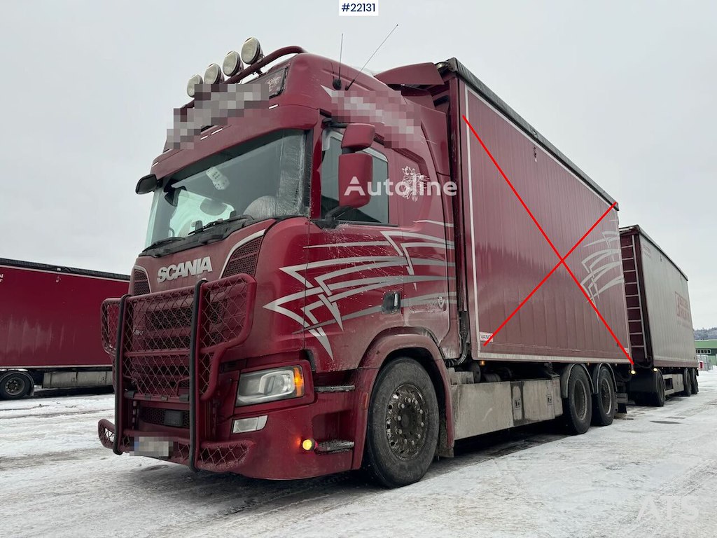 Scania 2018 Scania 580 Next gen 6x2 chassis. Leveres med ny eu-godkjenn kamion furgon
