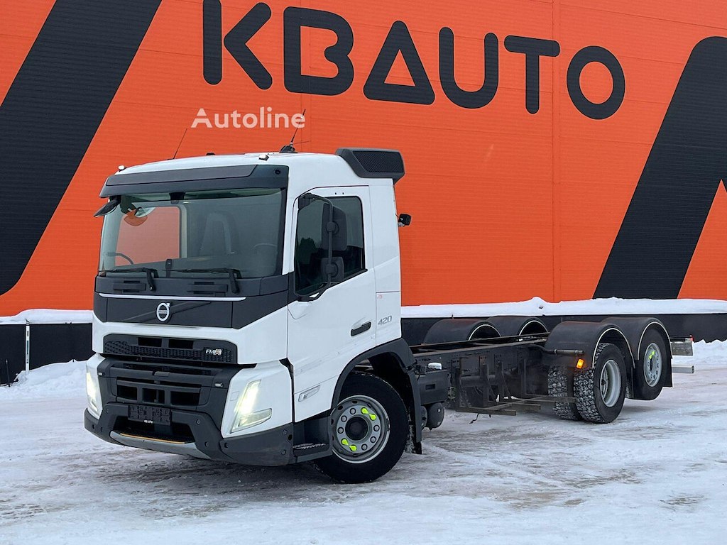 Volvo FMX 420 6x2*4 9 TON FRONT AXLE / PTO / CHASSIS L=7500 mm kamion šasija
