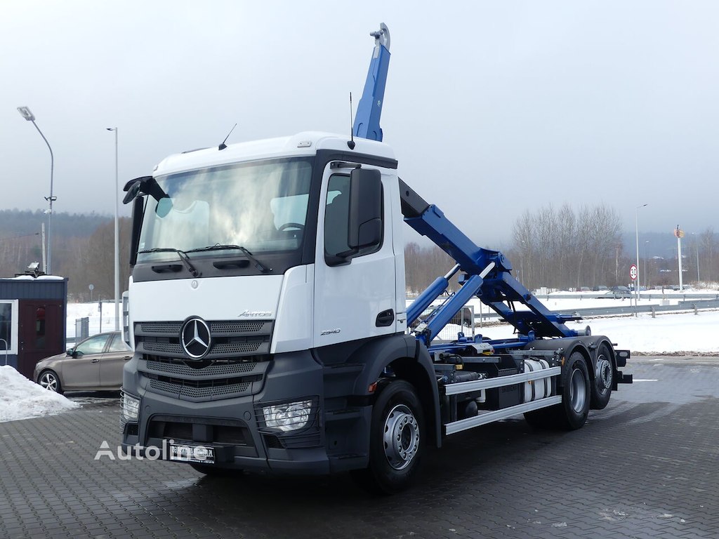 Mercedes-Benz ANTOS 2540 / 6x2 / HAKOWIEC 20t / EURO 6 / OŚ PODNOSZONA / kamion rol kiper