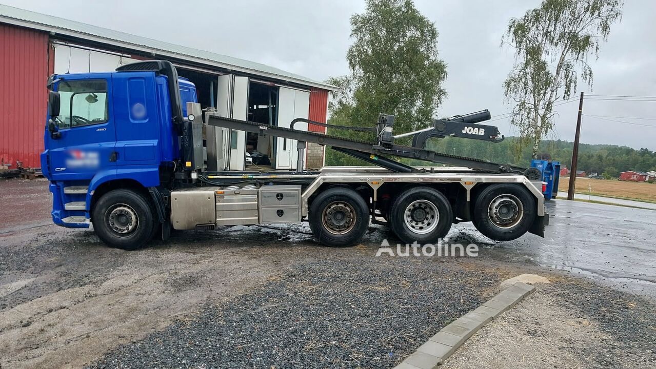DAF CF480 *8x2/6 *hook JOAB 24 ton *Front axle 9ton kamion rol kiper