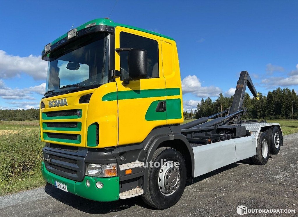 Prodaje se Scania R12 L 6x2 hook-lift truck, 2005, Ylivieska rol kiper sa kukom na aukciji