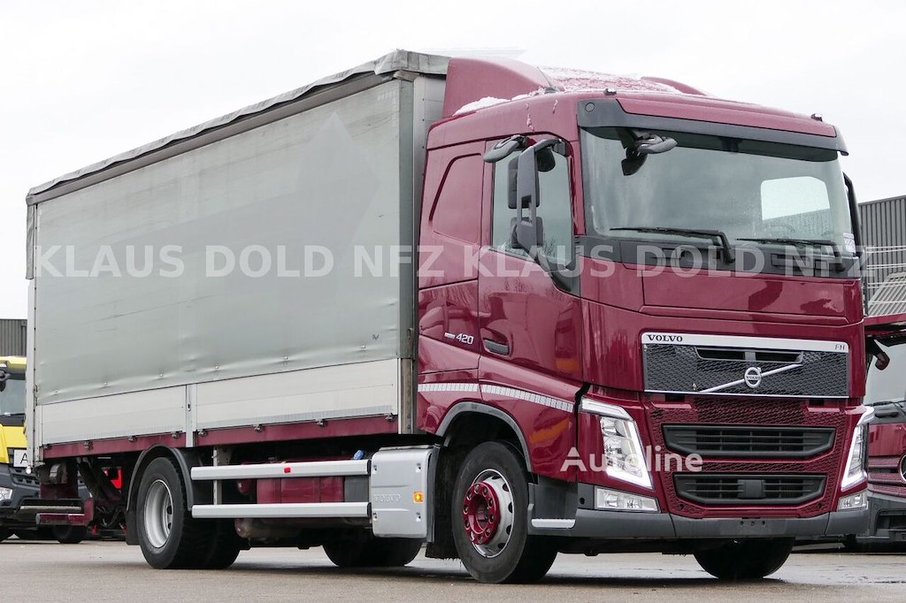 Volvo FH 420 Pritsche Plane Bordwände Vollluft Euro 6 kamion sa klizna zavesa cerada