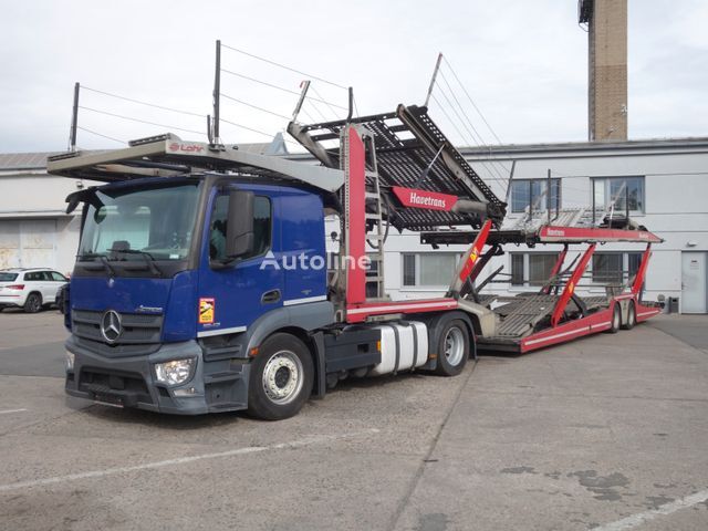Mercedes-Benz Actros 1843 mit Euro LOHR, Retarder, VDI Certifi autotransporter + prikolica autotransportera
