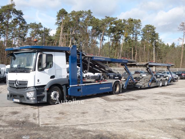 Mercedes-Benz Actros 1843 mit Kässbohrer Supertrans/Supertrans autotransporter + prikolica autotransportera