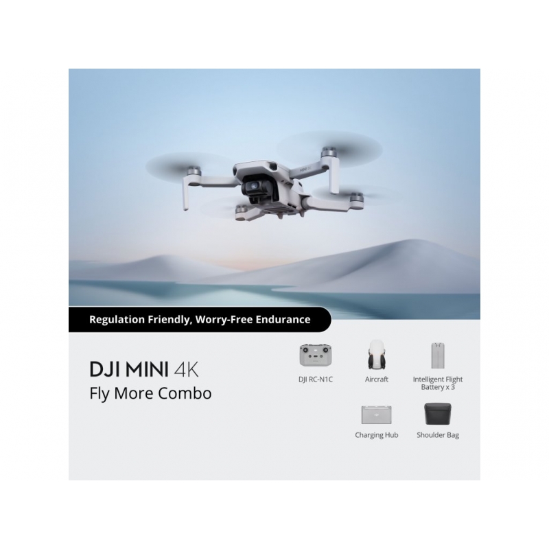 DRON DJI MINI 4K FLY MORE COMBO (EU)