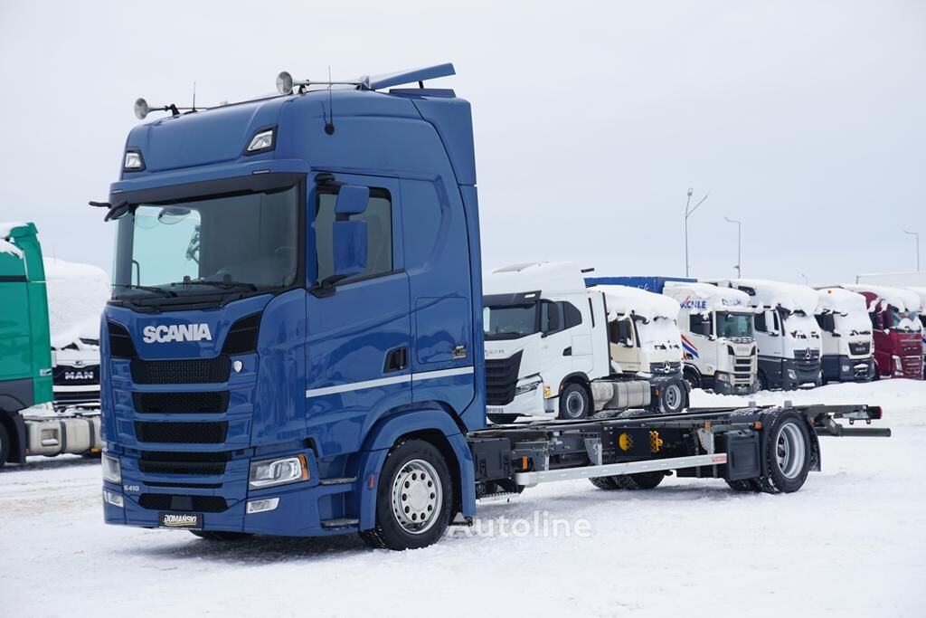 Scania S 410 / ACC / E 6 / MEGA / BDF / 7,15 M , 7,45 M , 7,82 M / RETA vozilo za prevoz kontejnera