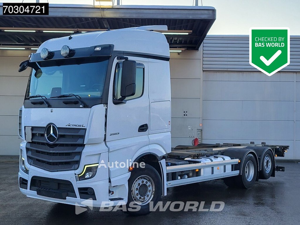 Mercedes-Benz Actros 2553 Actros 6X2 BDF Retarder Lift Axle Automatic LED Euro vozilo za prevoz kontejnera