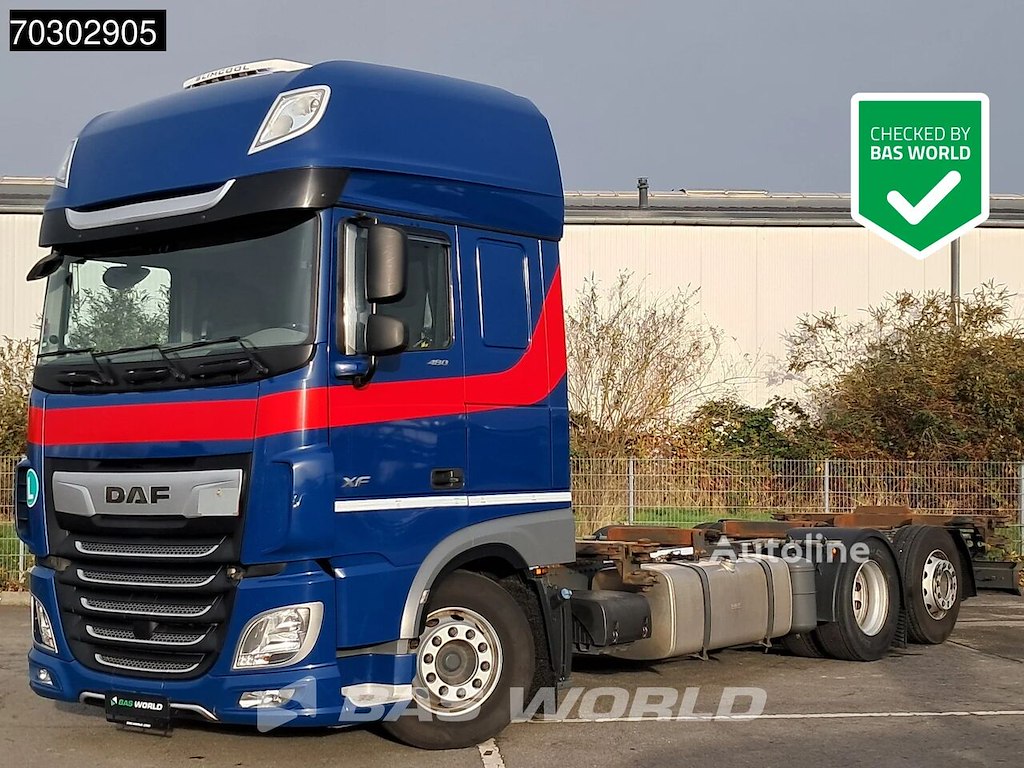 DAF XF 480 6X2 BDF Retarder SSC Lift+Steering Axle Automatic Euro 6 vozilo za prevoz kontejnera