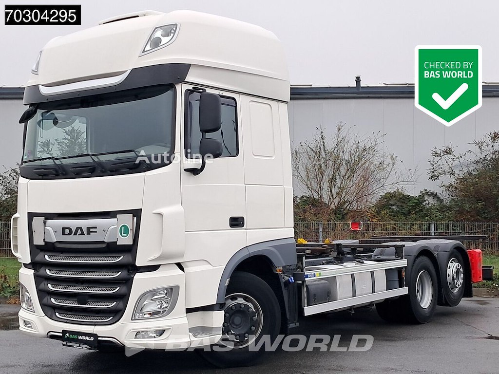 DAF XF 480 6X2 BDF SSC Retarder Lift+Steering Axle Automatic Euro 6 vozilo za prevoz kontejnera