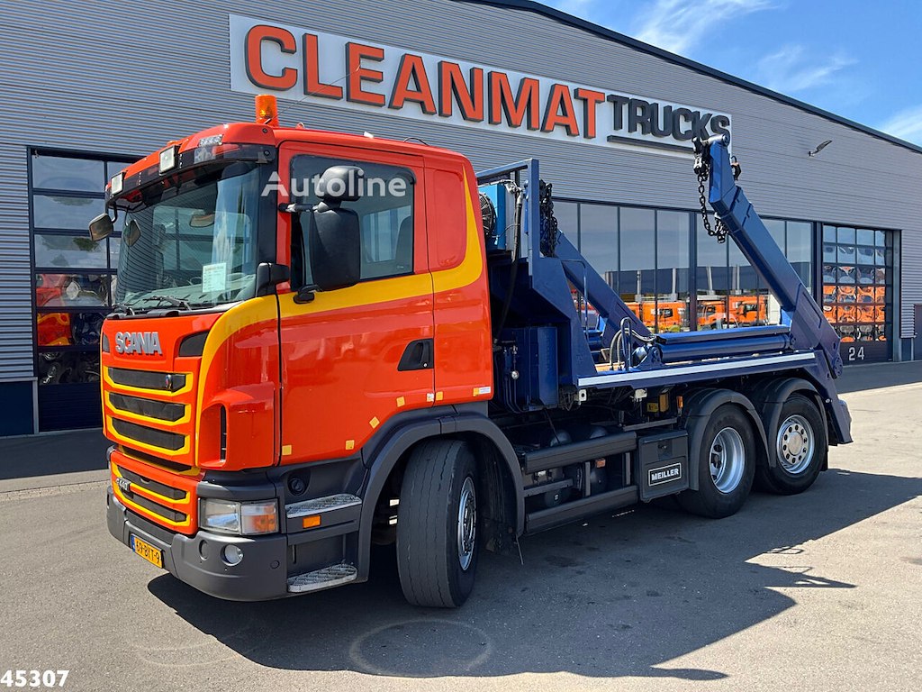 Scania G 440 6x2 Meiller 16 Tons portaalarmsysteem kamion autopodizač kontejnera