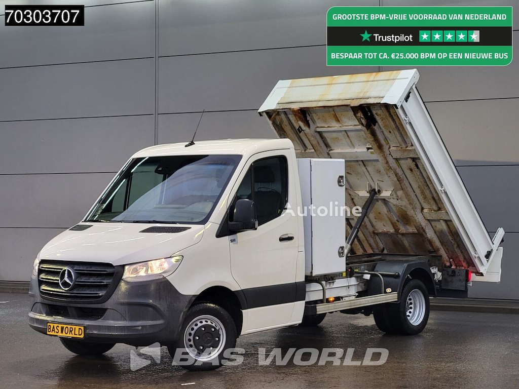 Mercedes-Benz Sprinter 514 CDI Automaat Kipper met Kist Dubbellucht 3,5t Trekh kamion kiper < 3.5t