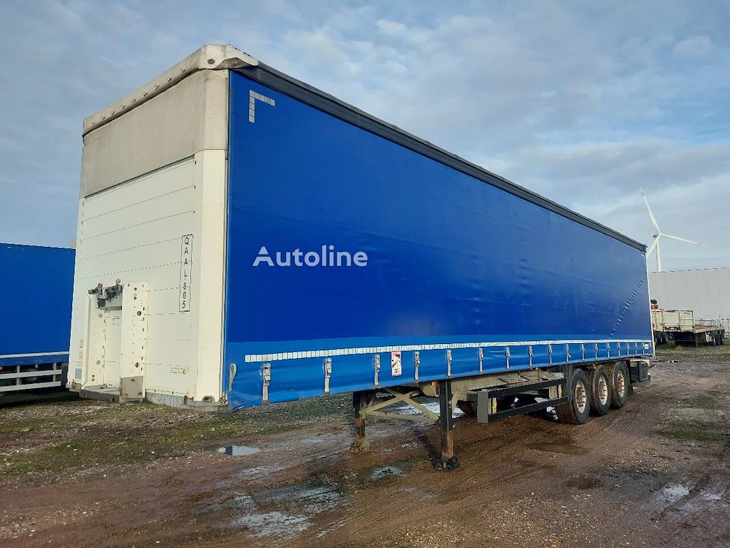 Schmitz Cargobull Pritsche-Plane + SchiebeDach poluprikolica sa kliznom ceradom