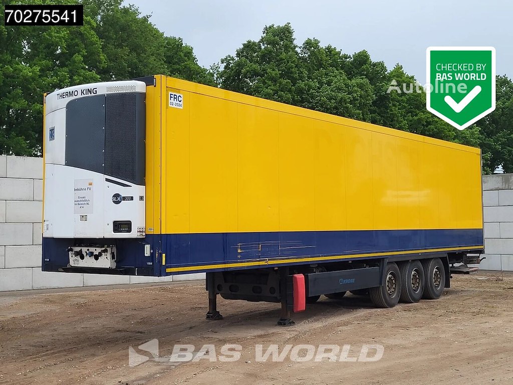 Krone SD 3 axles Doppelstock Tailgate LBW poluprikolica hladnjača