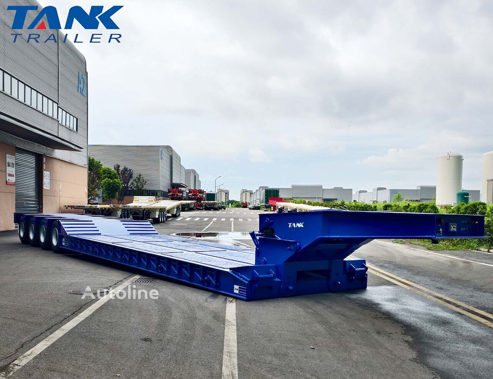 Nova Tank Factory Direct Sale 100 Tons RGN Trailer poluprikolica sa niskom platformom