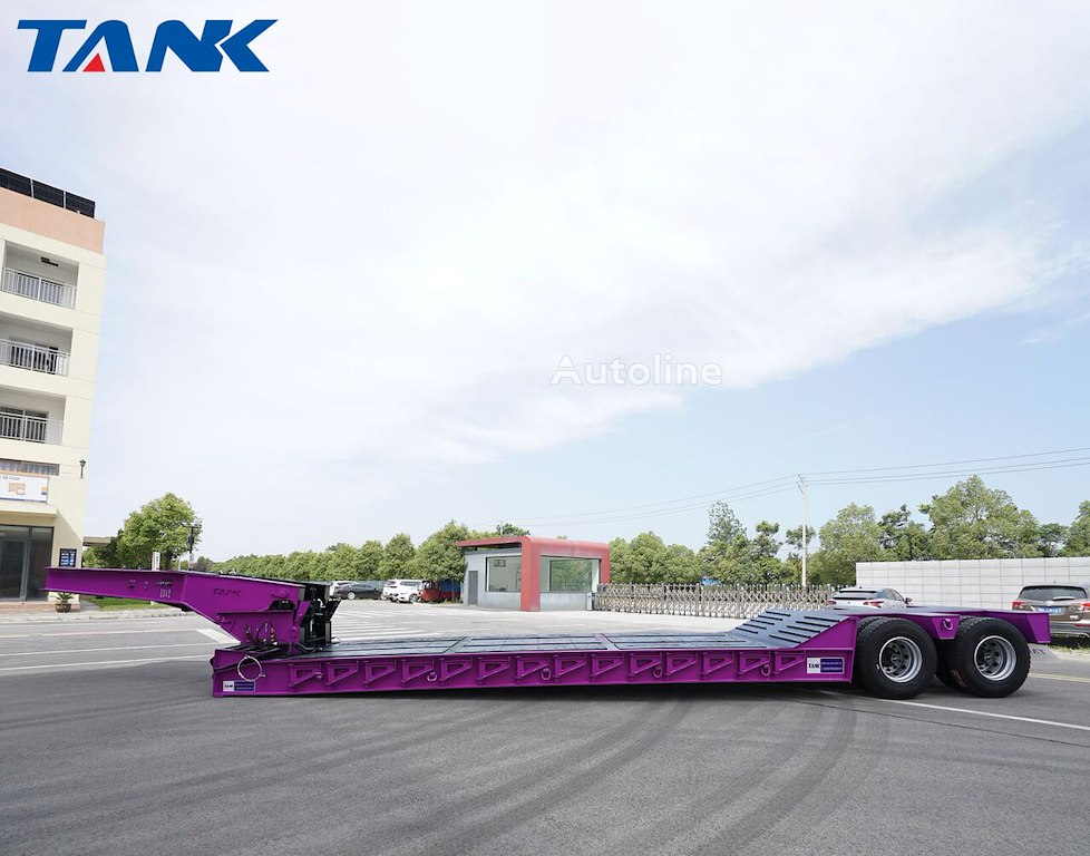 Nova Tank Brand New 2 Axles 14 Meters Removable Gooseneck Lowboy Trailer poluprikolica sa niskom platformom