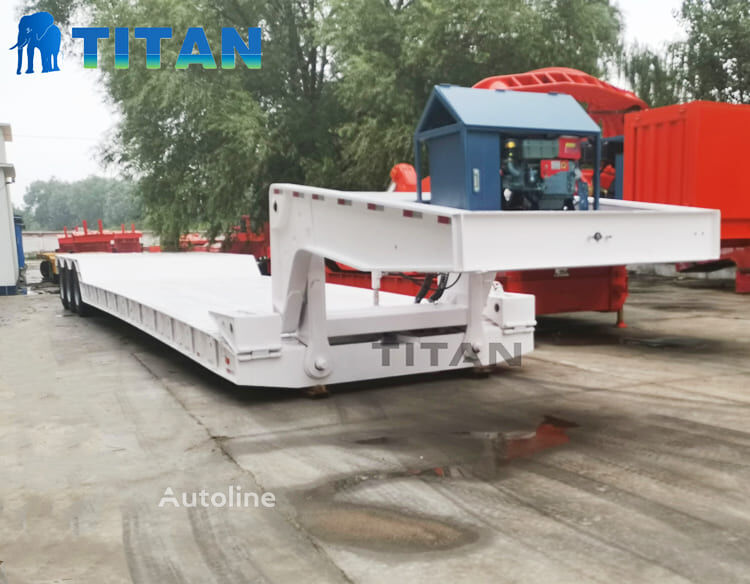 Nova Titan 100 Ton Detachable Gooseneck Lowboy Trailer for Sale poluprikolica sa niskom platformom