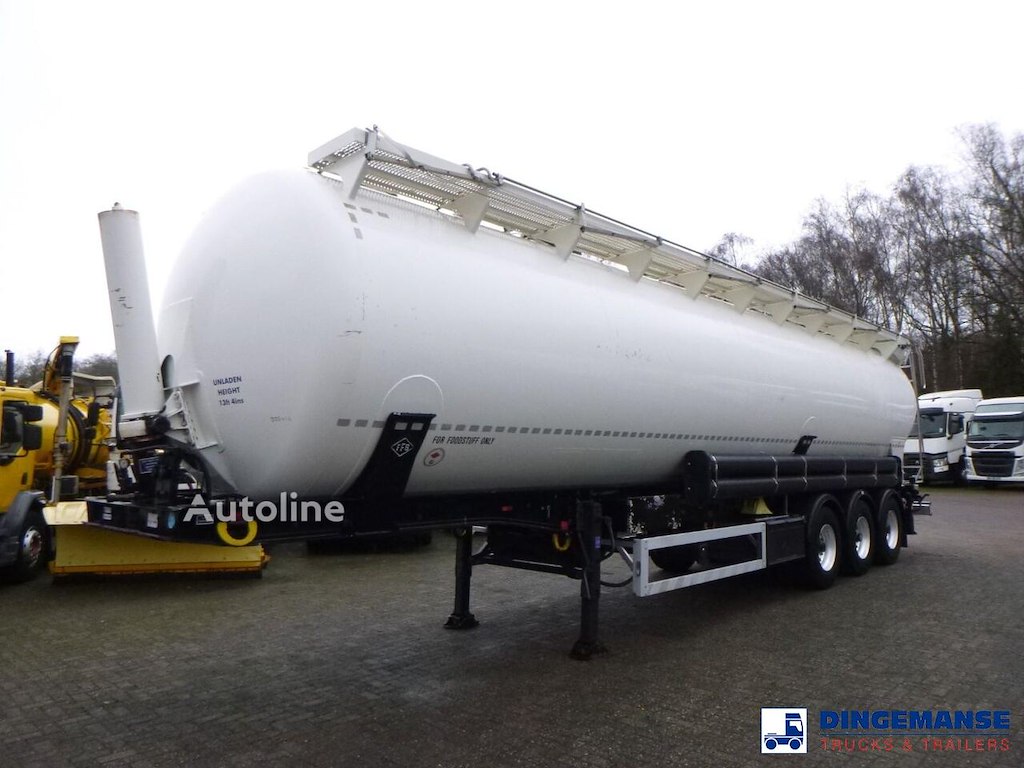 Feldbinder Powder tank alu 63 m3 (tipping) poluprikolica autocisterna