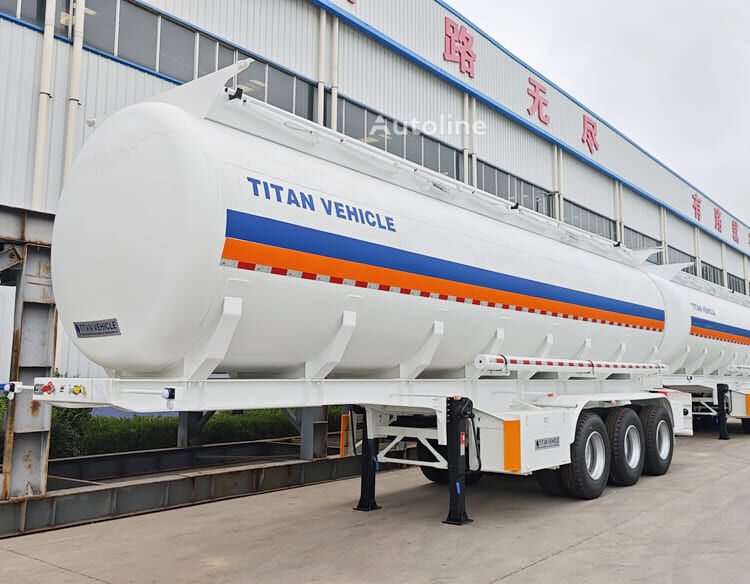 Nova Titan 40000 Liters Diesel Fuel Tank Trailer for Sale in Zambia cisterna za goriva i maziva
