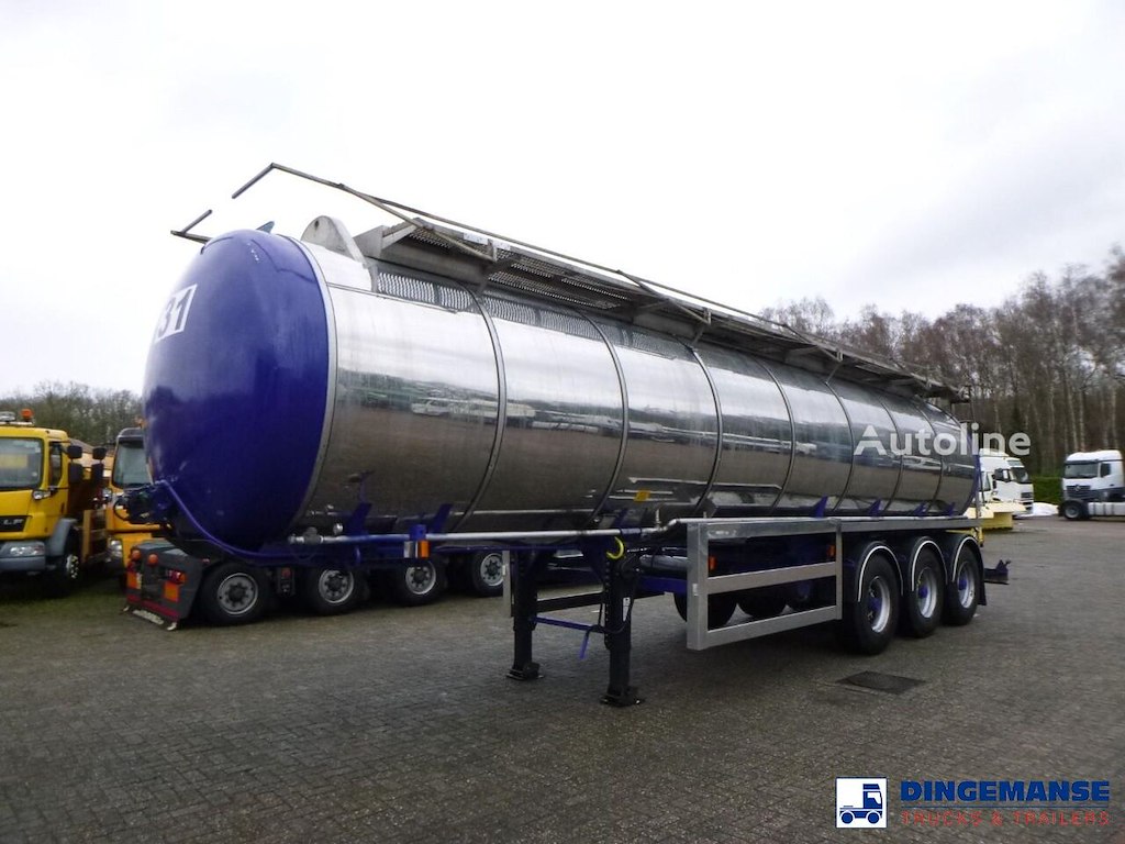 Indox Chemical tank inox L4BH 30 m3 / 1 comp cisterna za prevoz hemikalija