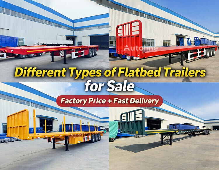 Nova Titan Different Types of Flatbed Trailers for Sale – Factory Direct poluprikolica platforma